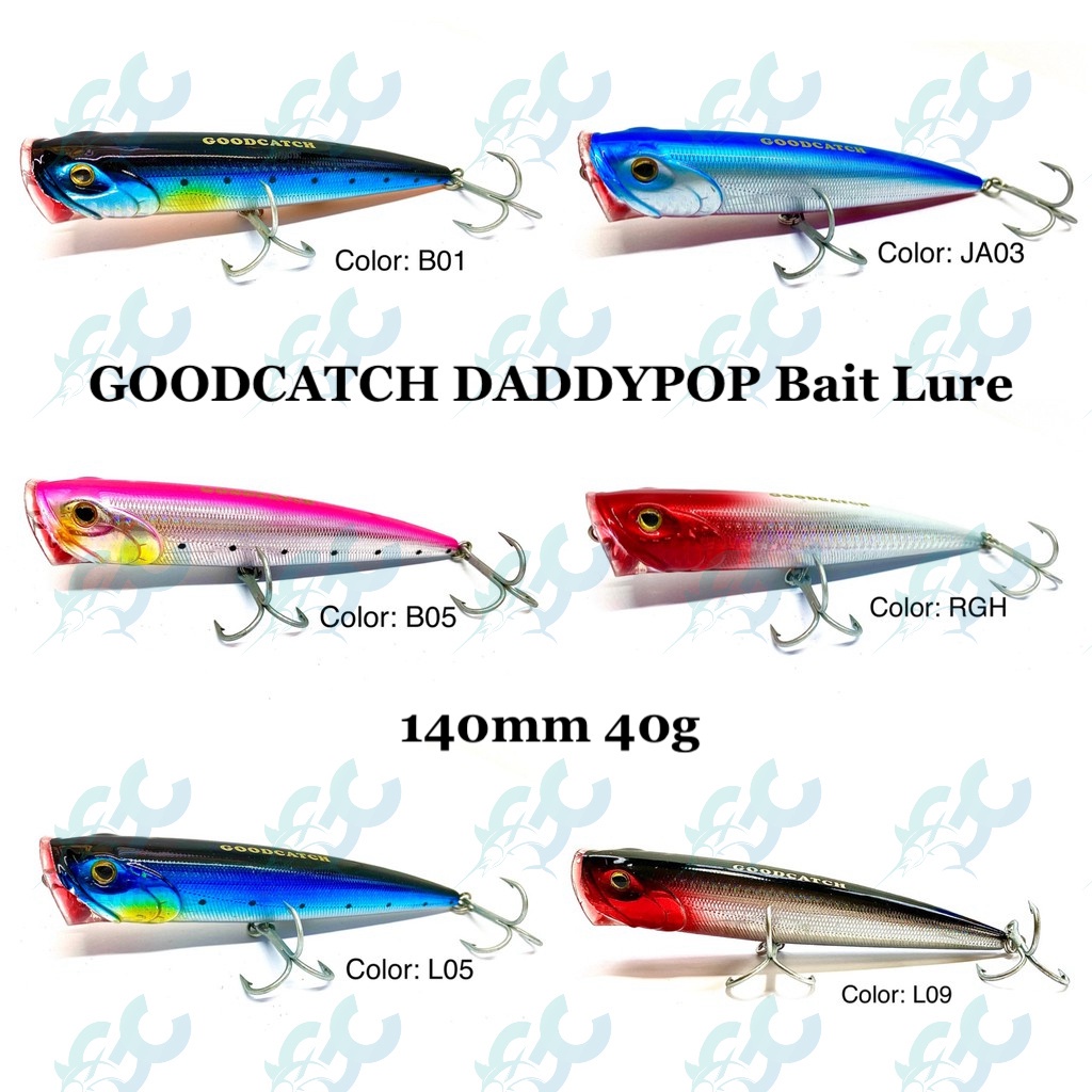 GOODCATCH GC DADDYPOP Bait Lure 140mm 40g popper popping | Shopee Philippines