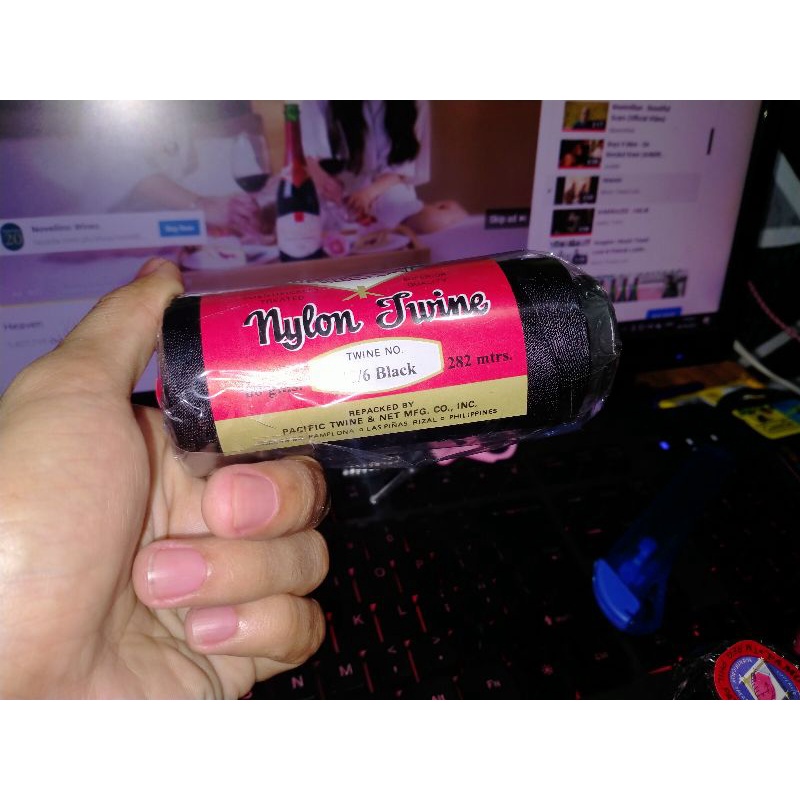 Pamo Nylon twine black ,brown , white | Shopee Philippines