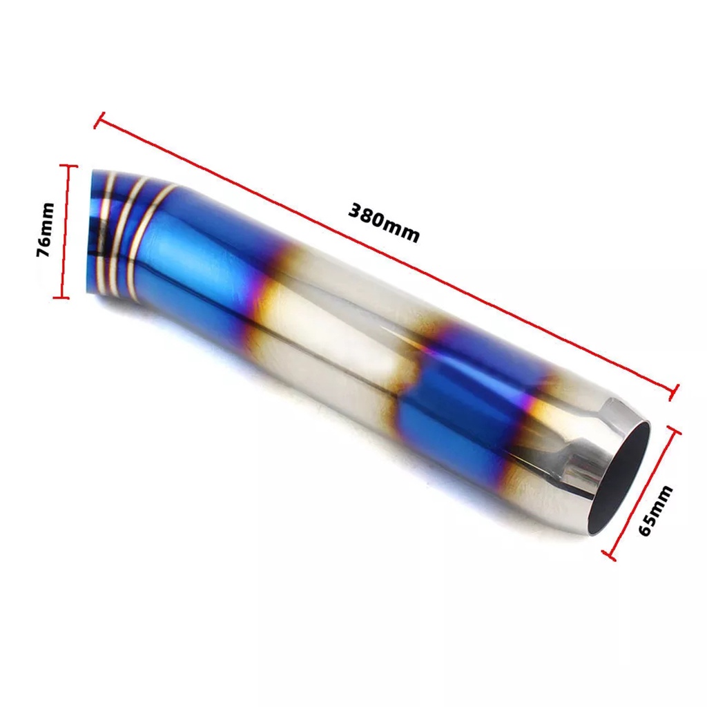 Universal Car Muffler Exhaust Pipe Bass Sound Long Car Exhaust Tail ...