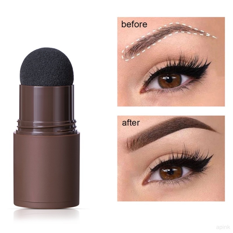3 Colors Stamp Eyebrow Powder Set Waterproof Long-lasting Natural Seal ...