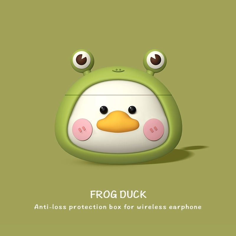 cute frog duck case for airpods pro gen 2 1 2 pro 3 protective cover ...