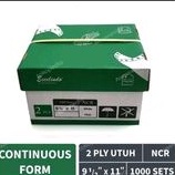 Continuous form 2ply/computer Paper 9 1/2" x 11" full /PRS/wartel ...