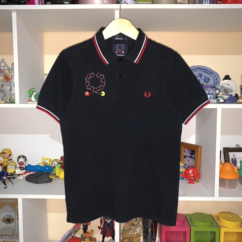 Fred perry polo x pacman | Shopee Philippines
