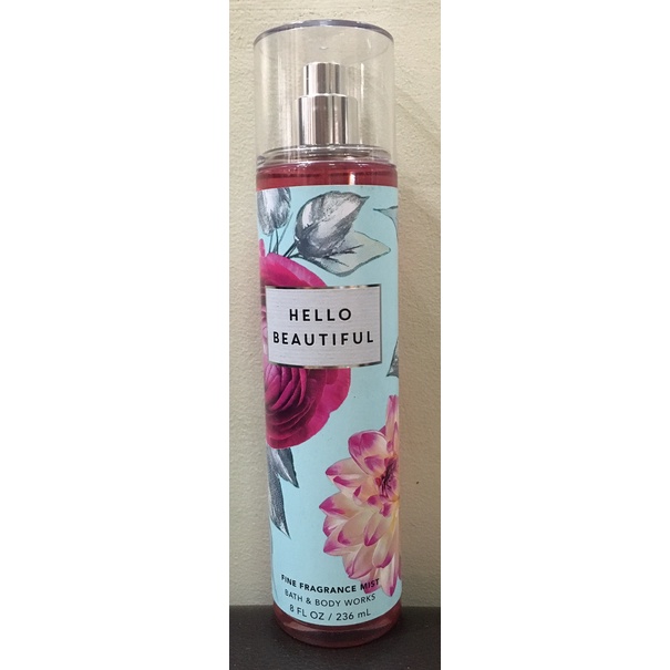 Bath & Body Works Hello Beautiful Fine Fragrance Mist, 236ml | Shopee Philippines