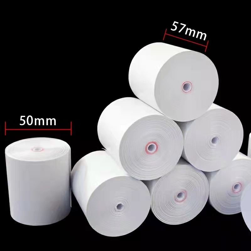 1 Roll Thermal paper 57mm x 50mm, 57mm x 40mm, 57mm x 30mm for POS ...