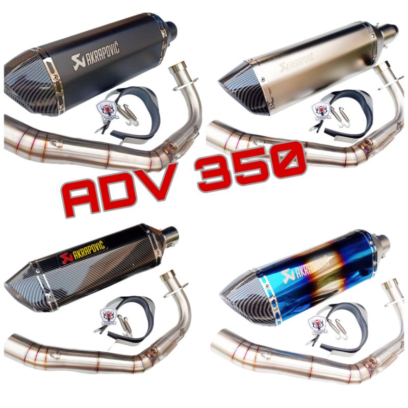 honda adv 350+ Exhaust Pipe Set ak 18 Inch Tail Fat Leaf | Shopee ...