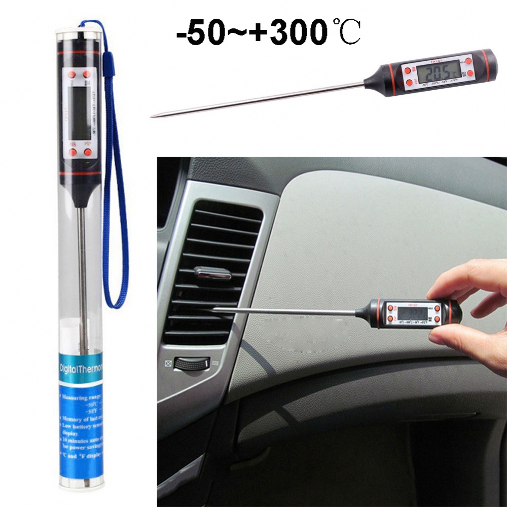 Car Air Conditioning Thermometer Digital Coolant Tank Temperature ...
