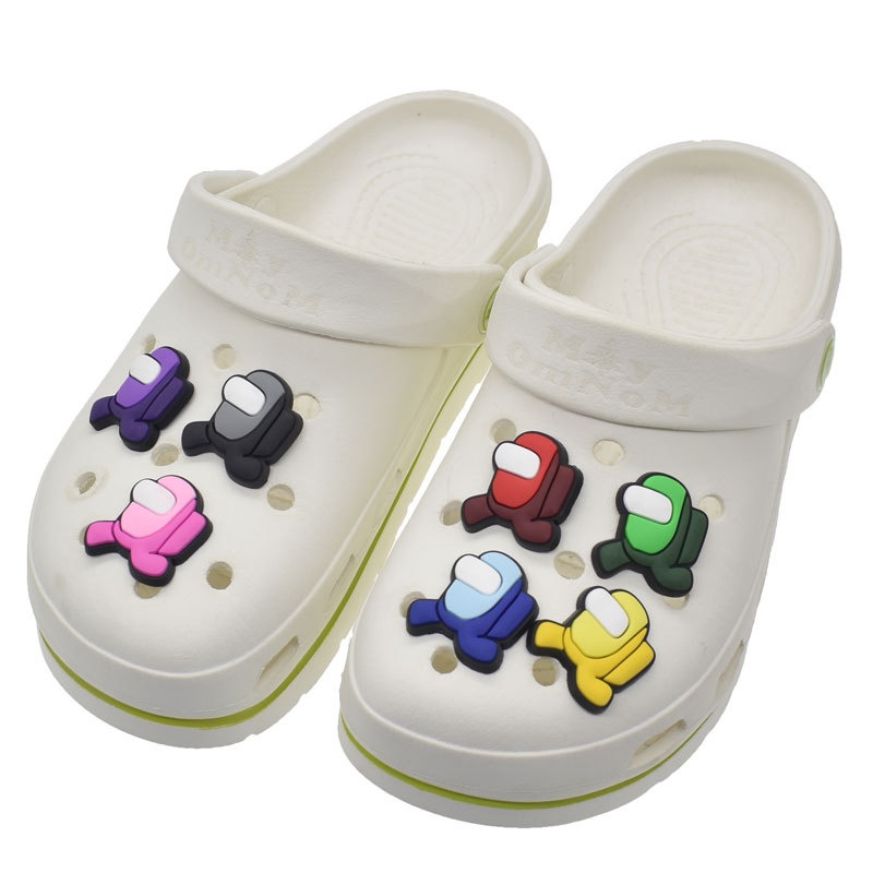 Game Among Us Jibitz Croc Accessories Pin Cartoon Characters Shoe ...
