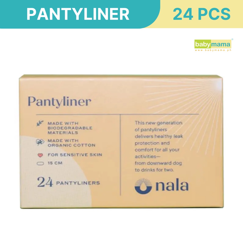 Babymama - Nala Woman Organic Cotton Pantyliner (24 Pieces) | Shopee ...