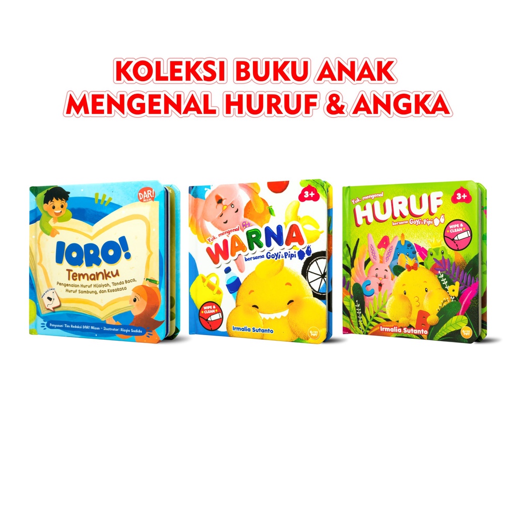 Children's Books Full Color Series Let's Know The Color Numbers ABC ...