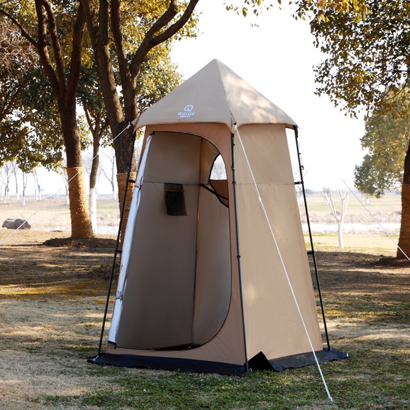 Anyhike Larger Space Bathing Shower Tent Outdoor Movable Toilet WC ...