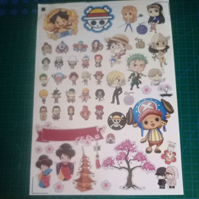 One Piece stickers water proof | Shopee Philippines