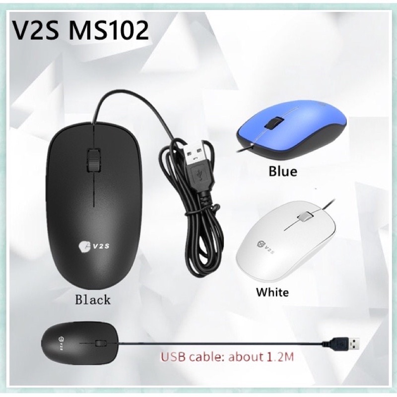 V2S MS102 Wired Gaming Mouse Black Office Gaming Wired RGB Lightweight ... V2S MS102 Wired Gaming Mouse Black Office Gaming Wired RGB Lightweight ...