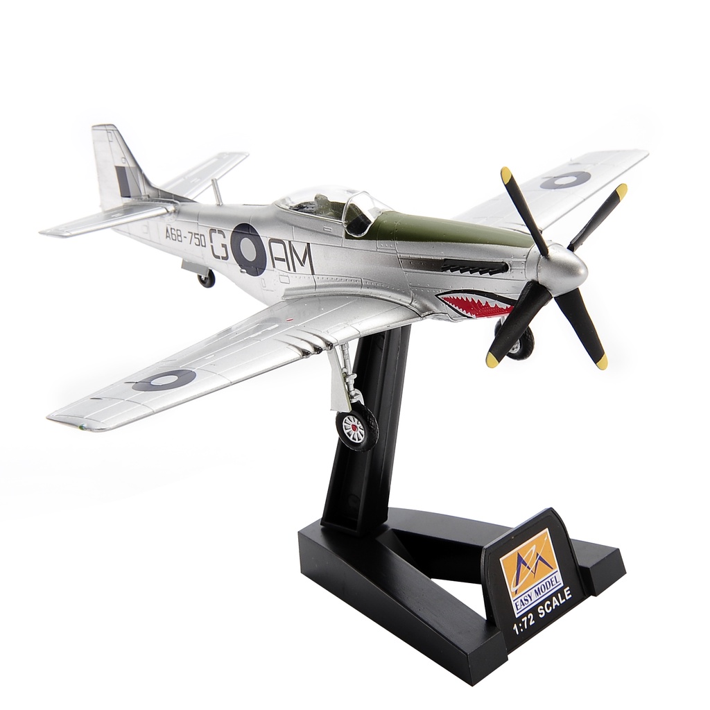 EASY MODEL 1/72 Scale P-51D Mustang IV Fighter WWII Model Plane Military Australia Air Force ...