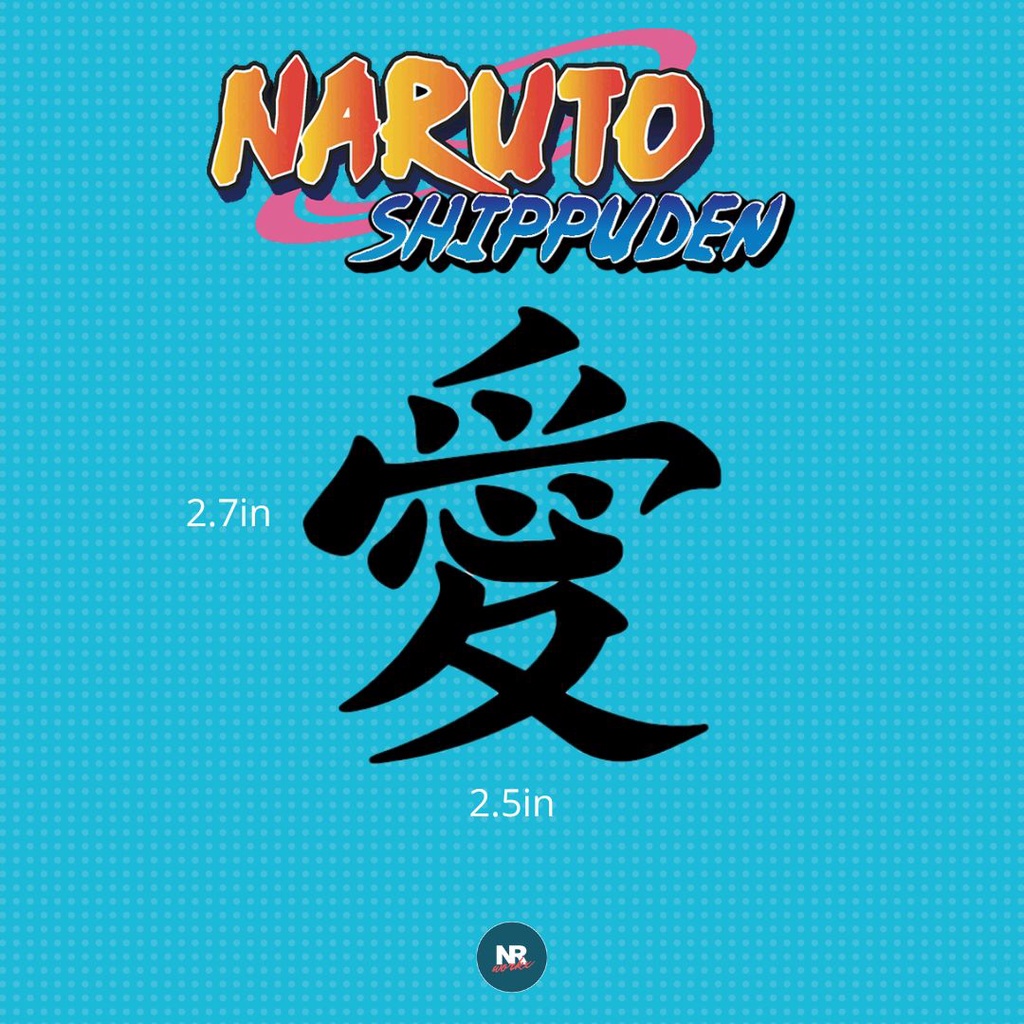 Gaara's Tattoo Vinyl Decal Anime Sticker | Shopee Philippines