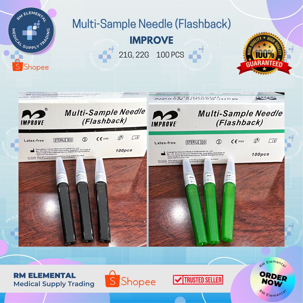 [ BOX ] Multi-Sample Needle [with] Flashback 100s [Sold Per Box ...
