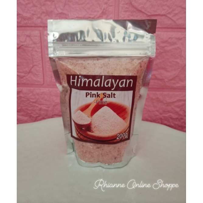 Pink Himalayan fine Salt 200g(from Pakistan) | Shopee Philippines