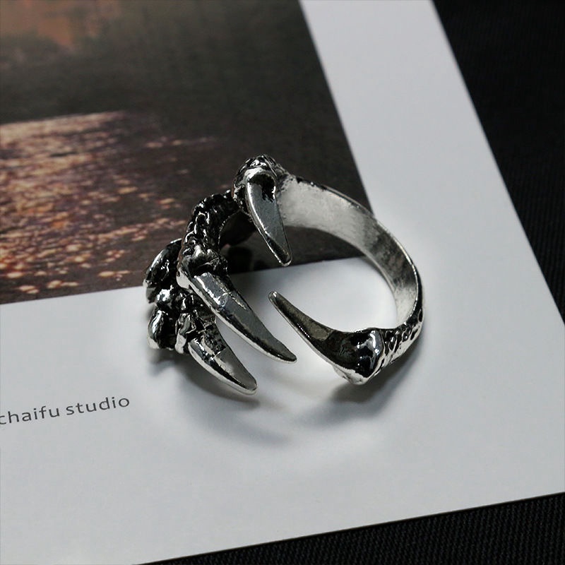 Personalized Open Dragon Claw Ring Eagle Claw Ring | Shopee Philippines