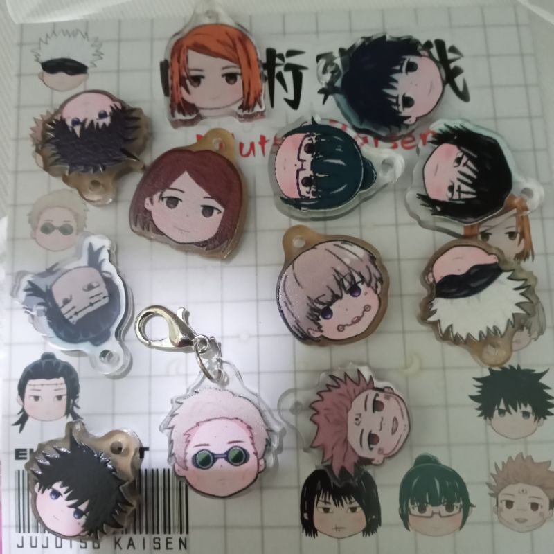 Mini CHARM JUJUTSU KAISEN MINI CHARM GOJO INUMAI NANAMI | Shopee ...