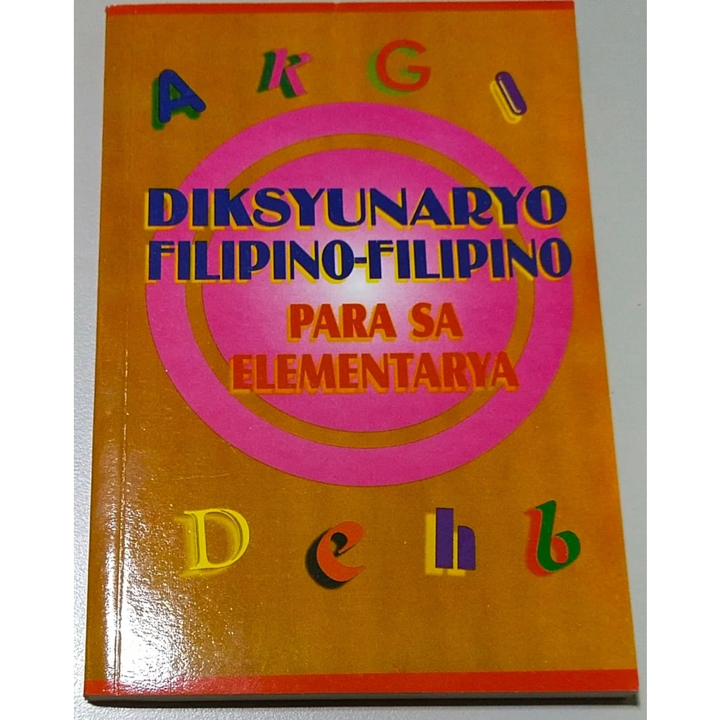 Dictionary Medium Size , English, English Tagalog , English Filipino ...