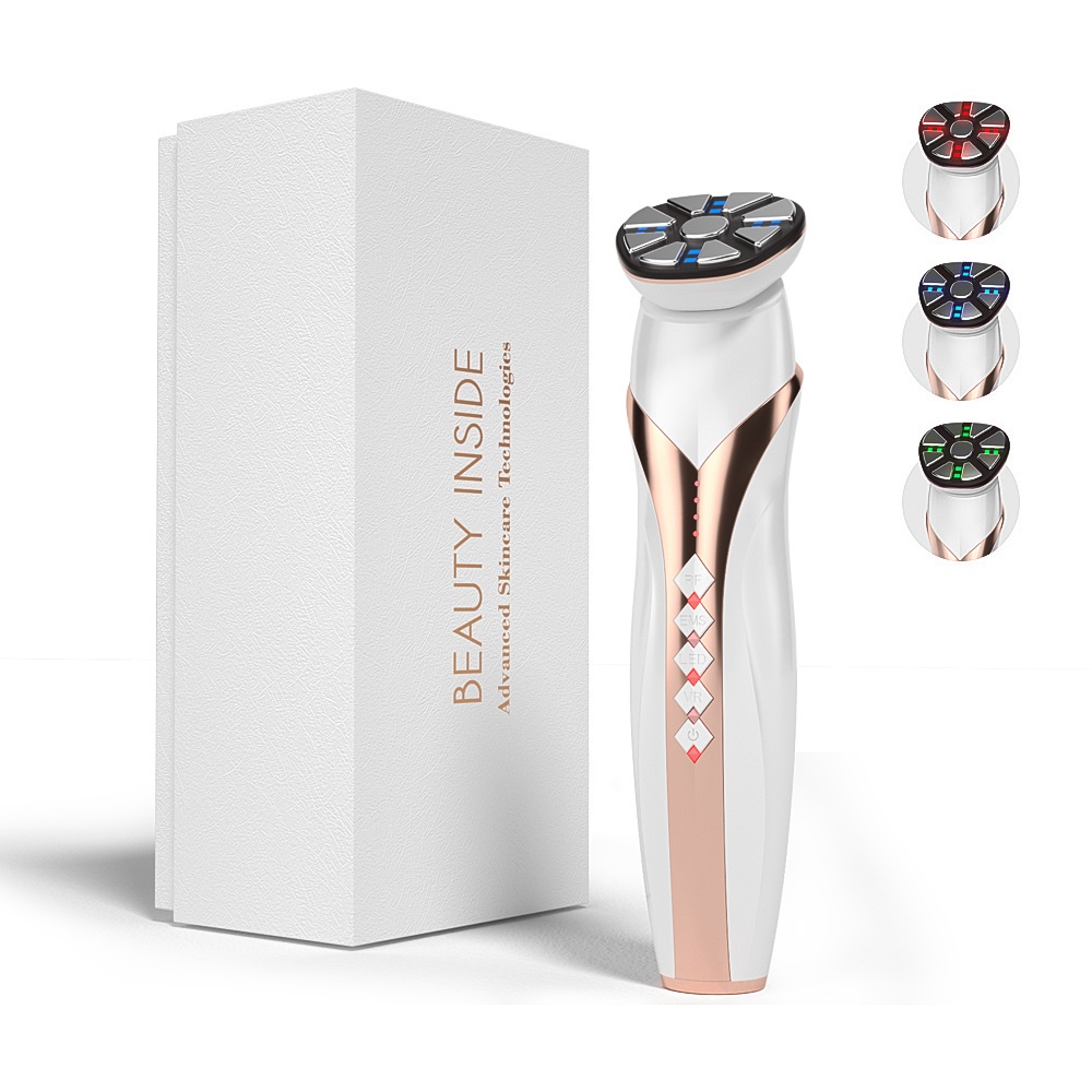 EMS RF LED Light Therapy Rejuvenation Electroporation Facial Beauty RF ...