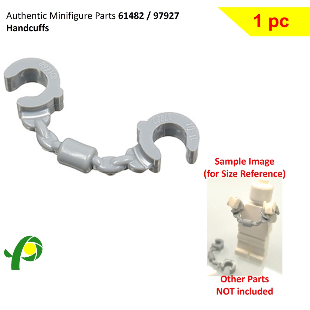 LEGO Minifigure Parts 61482 97927 Handcuffs | Shopee Philippines