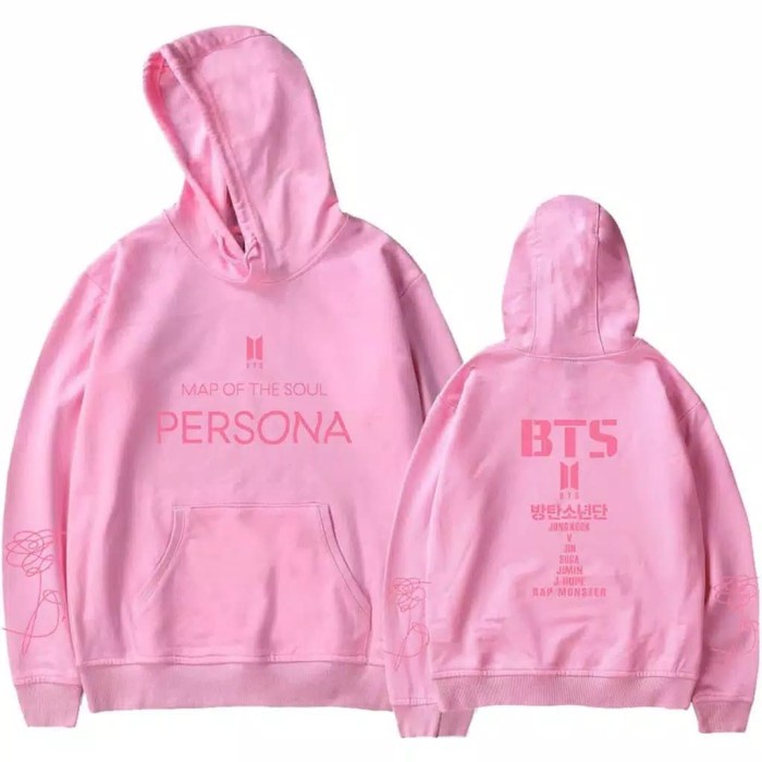 PUTIH Hoodie - BTS Persona zipper - White, (Free Custom) | Shopee ...