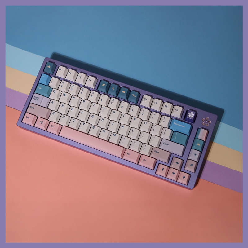 142 Keys Evening Sunset Keycaps Cherry Profile Sunset Gradient Keycap ...