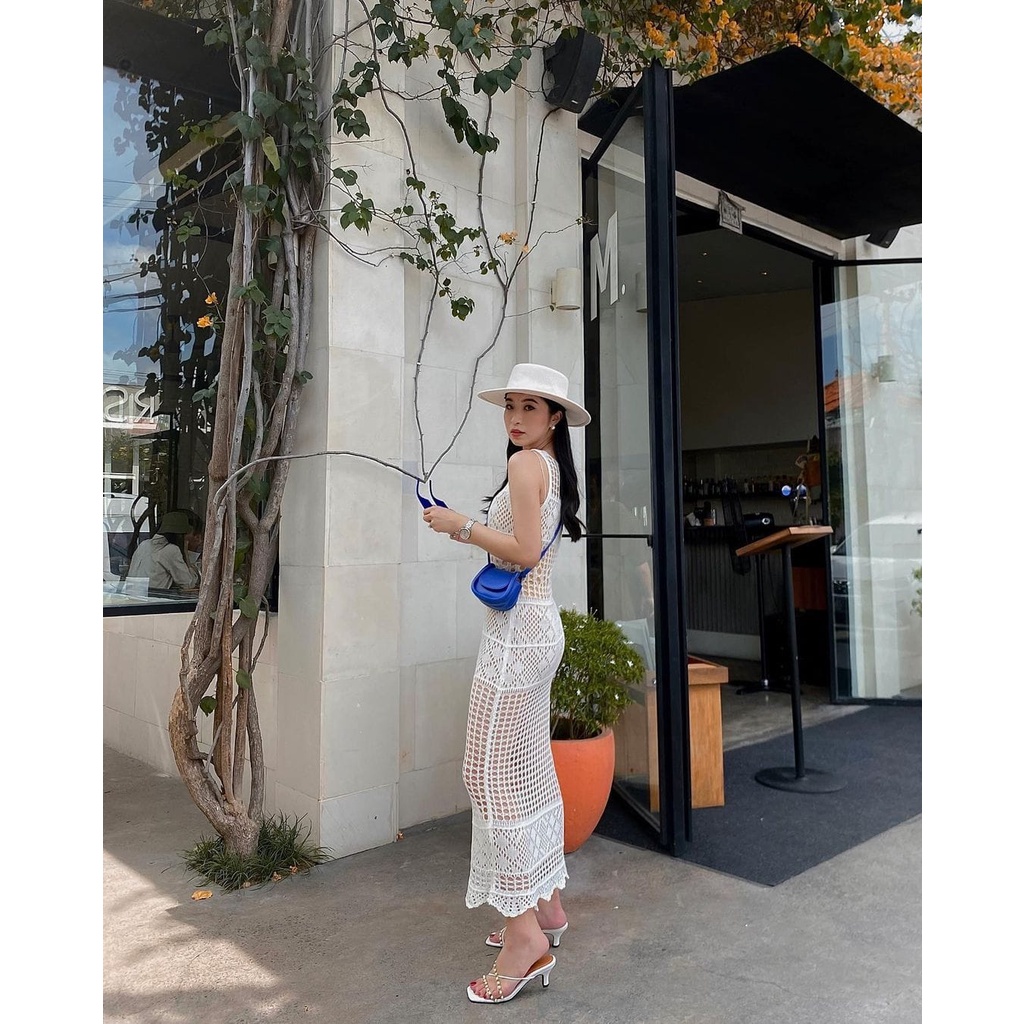 SAF - OUTER ONLY - JOCELIN knitted outer dress woman premium korean ...