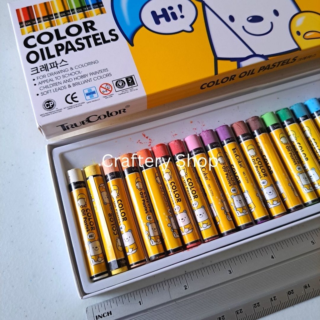 True Color Oil Pastels 8/12/24 pieces | Shopee Philippines