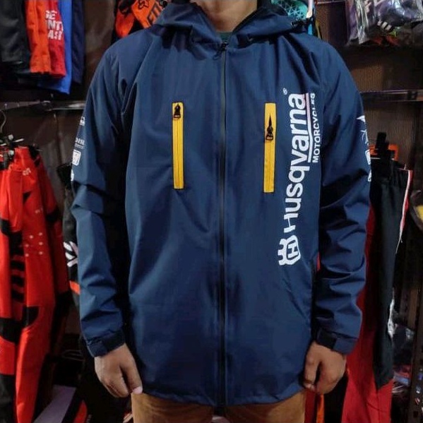 Husqvarna Racing Parachute Jacket - Husqvarna Waterproof Jacket ...