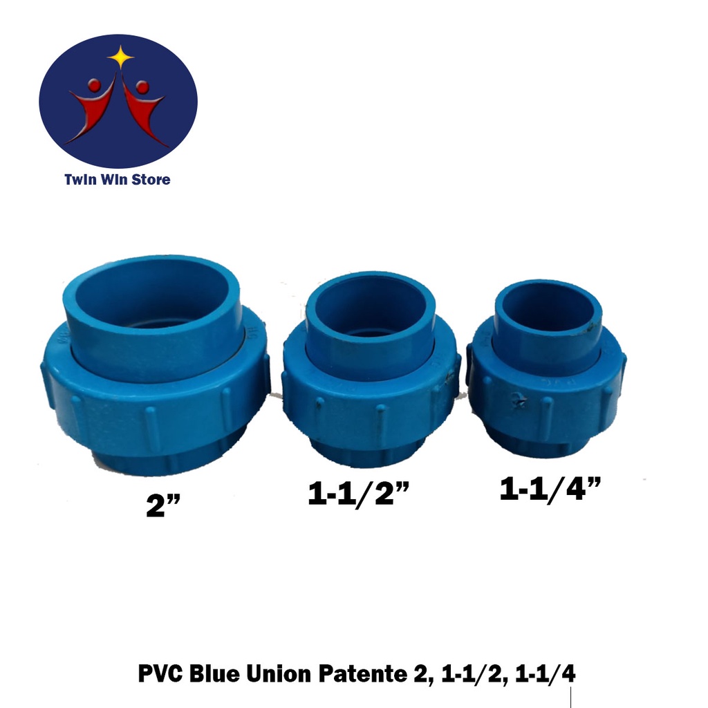 PVC Blue Union Patente (2, 1-1/2, 1-1/4) | Shopee Philippines