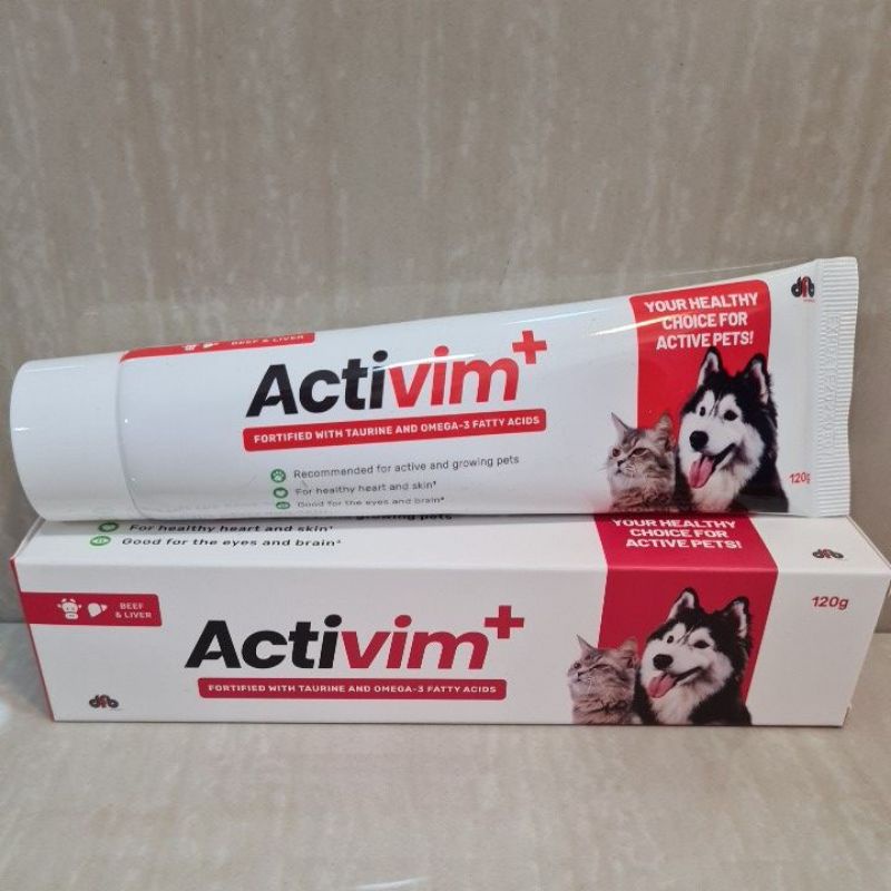 ACTIVIM PLUS GEL SUPPLEMENT FOR DOG AND CAT | Shopee Philippines