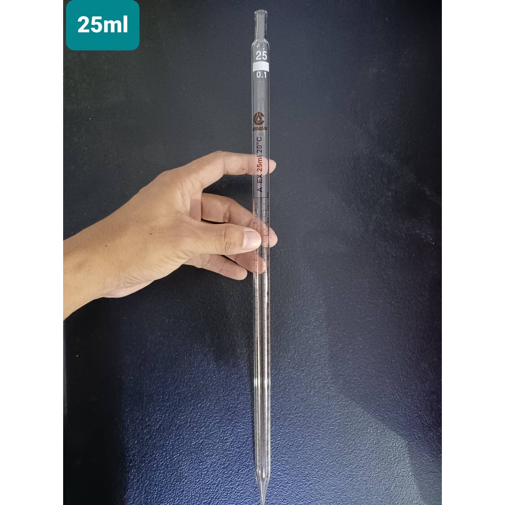 LB2LAB 25ML MEASURING PIPETTE BOROSILICATE GLASS | Shopee Philippines