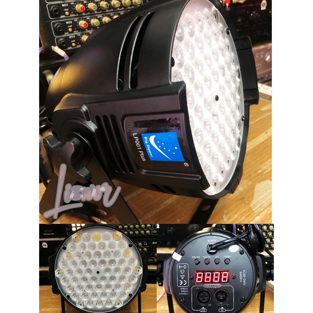 Big Dipper LP001 plus (1 piece)Stage Lights 60 LED 3w RGBW LED Par ...