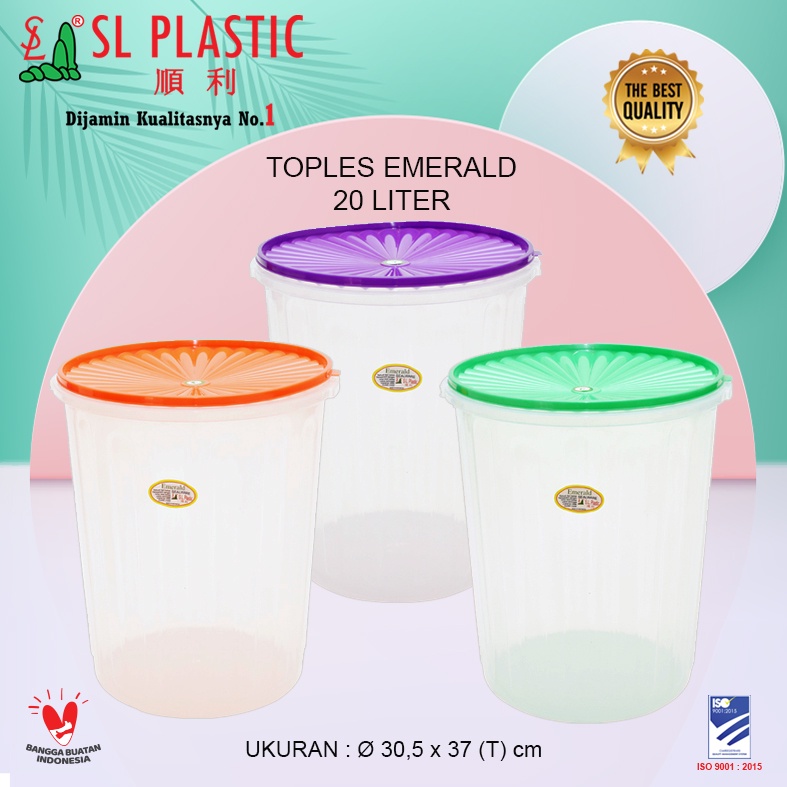 20 Liter SL PLASTIC Emerald Jar | Shopee Philippines