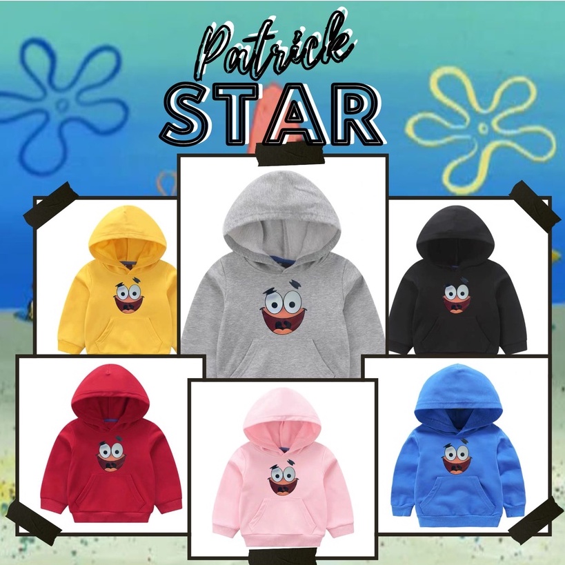 PATRICK STAR Hoodie Jacket for kids (2-10 years old) | Shopee Philippines