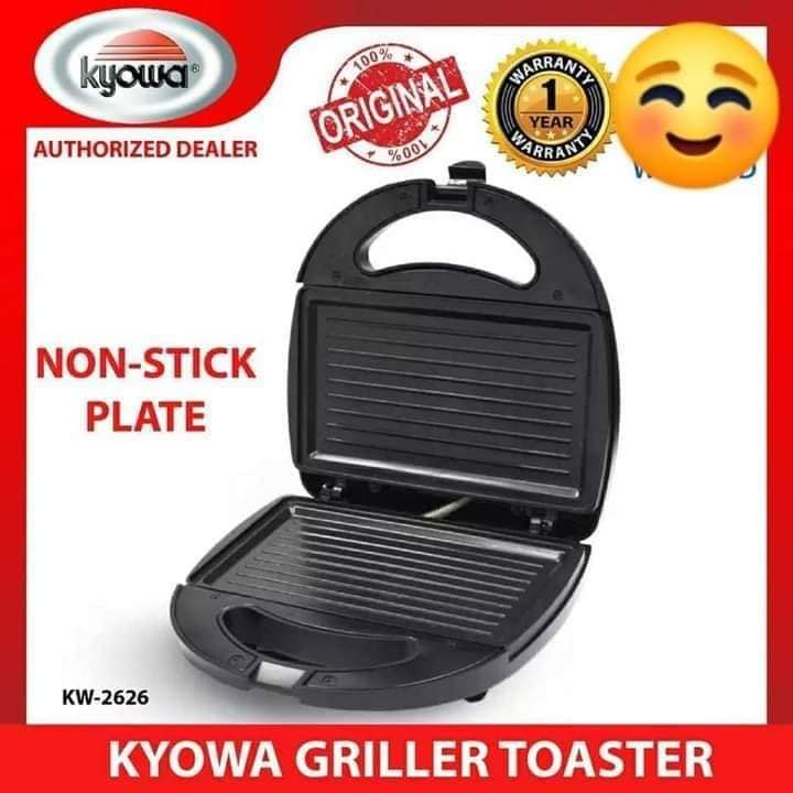 Kyowa Griller Toaster (Black) KW-2626 | Shopee Philippines