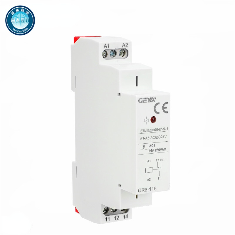 Din Rail Type GR8 AC DC 12V 24V 48V Switch Relay Intermediate Relay ...