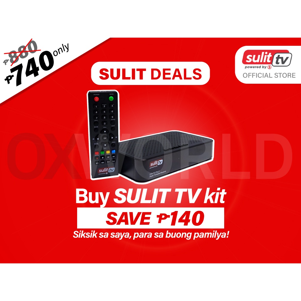 Sulit TV powered by TV5, Digital TV Receiver | Shopee Philippines