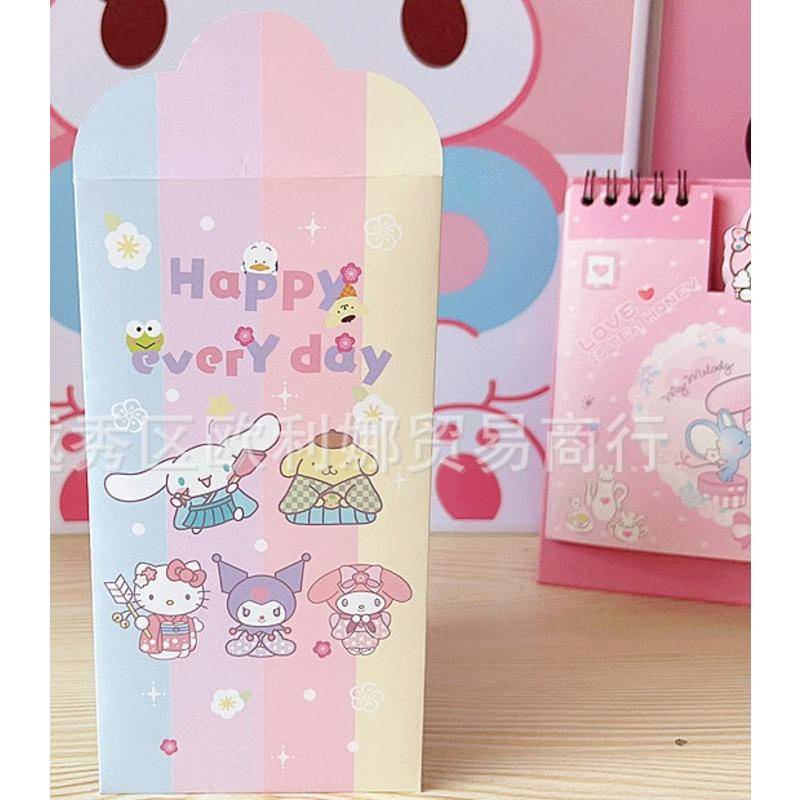 4Pcs/Lot 2022 Sanrio Angpao kuromi mymelody Cinnamoroll Red Envelopes ...