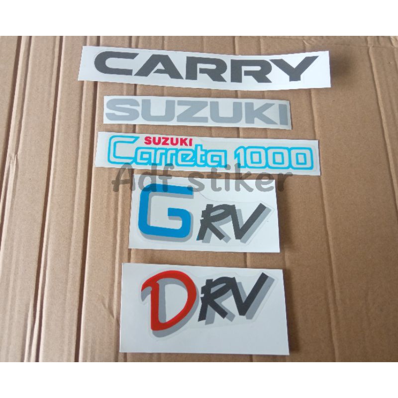 Suzuki Carry Kereta 1000 grv drv door sticker / Suzuki Carry Carreta ...