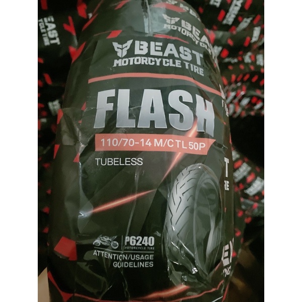 BEAST FLASH (P6240)TUBELESS TIRE 14-17" (INCHES)Skid tiresORIGINAL ...