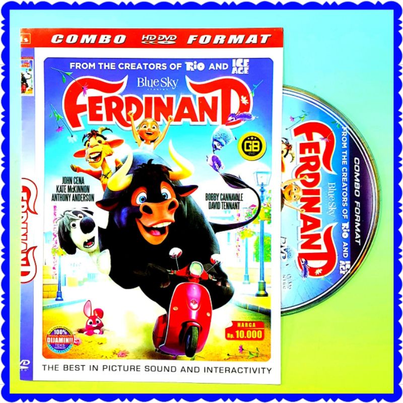 Ferdinand Animated Cartoon Film Dvd Cassette - Children's Entertainment ...