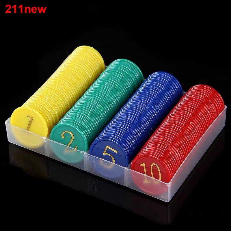 Chip160 pieces of chip coin set plastic card Texas hold em baccarat ...