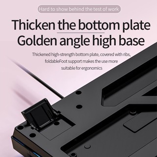 Cute Pink Gaming Keyboard And Mouse set Wired membrane external keybord ...