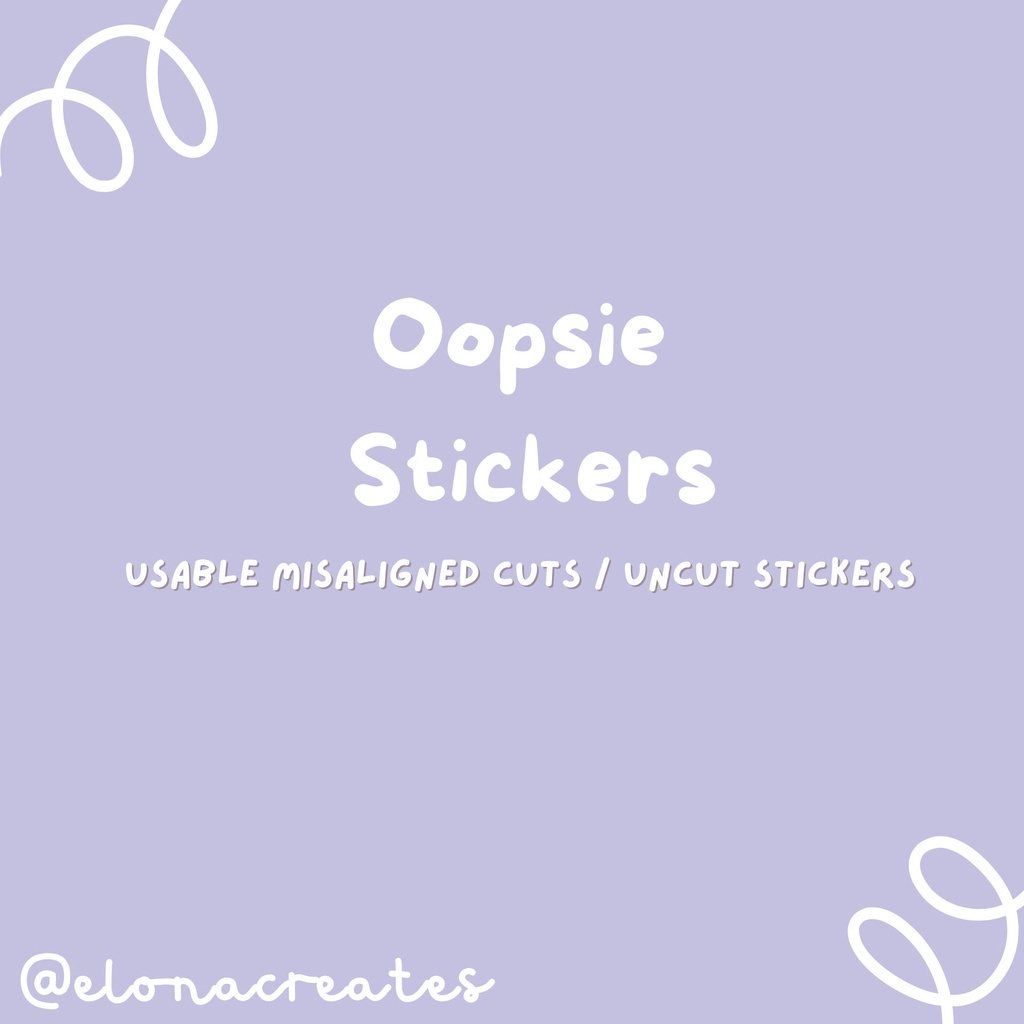 Oopsie Stickers Surprise No duplicates EC-1088 | Shopee Philippines