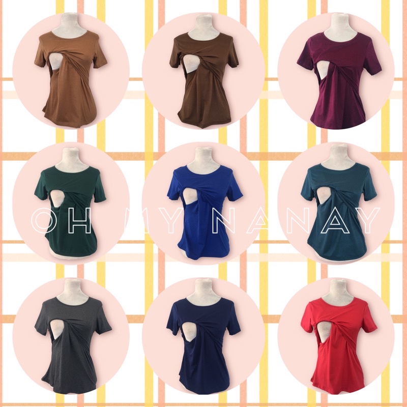 OH MY NANAY - Basic Maternity and Nursing Blouse w/ SIZES | Shopee ...