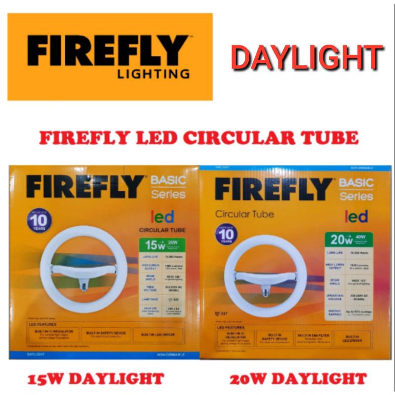 FIREFLY LED CIRCULAR TUBE DAYLIGHT 15W(ECL815DL),20W(ECL820DL)NO ...