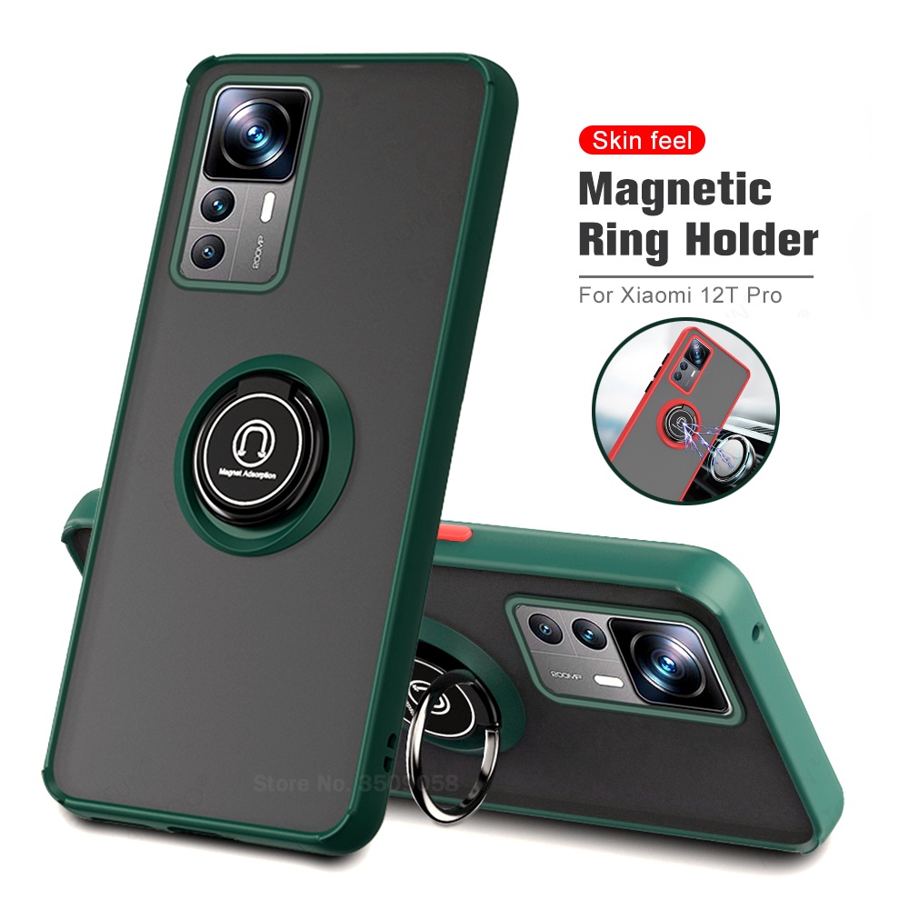 For Xiaomi 12T Pro Case Matte Hard Magnet Coque Xiaomy Xiomi Mi12T Mi ...